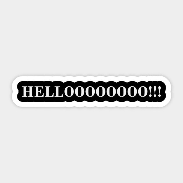 helloooo seinfeld - Hello - Sticker | TeePublic